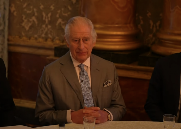 King Charles Gives Prince Harry The Shaft In London